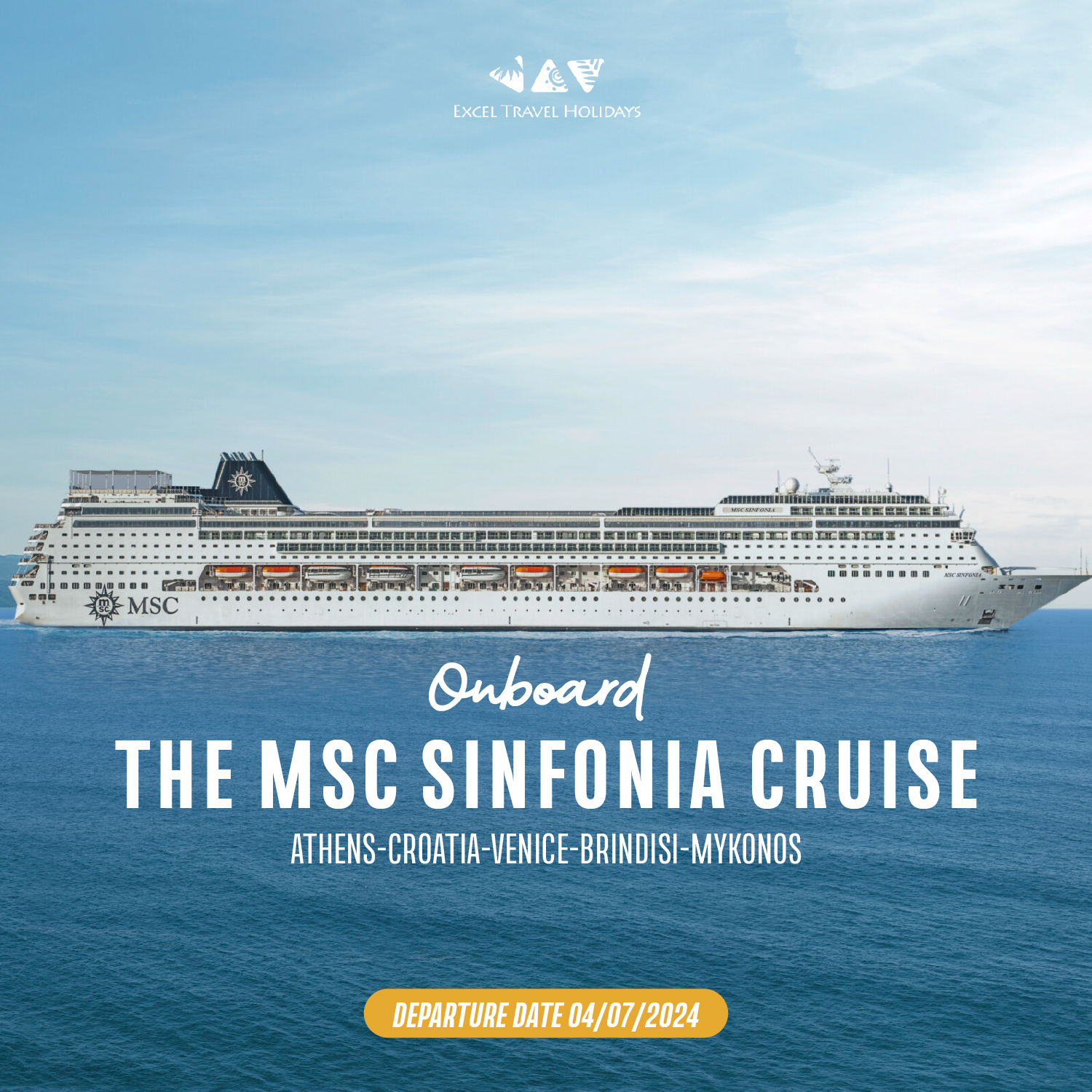 Athens & MSC Sinfonia Cruise - Excel Travel Egypt